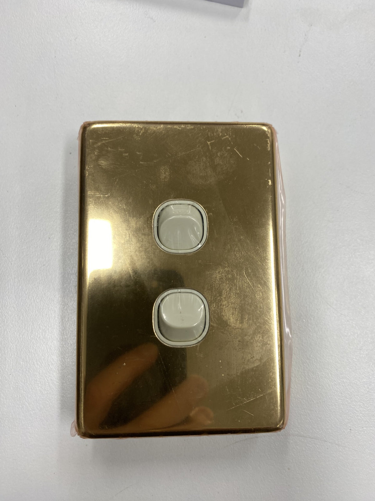 Classic C2000 Series Flush Switch Gold — Switched on electrical supplies