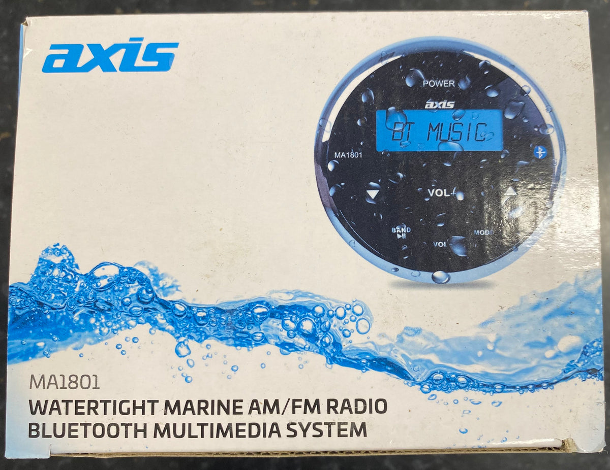 Axis Marine AM/FM, Bluetooth Multimedia System MA1801 — Switched on ...