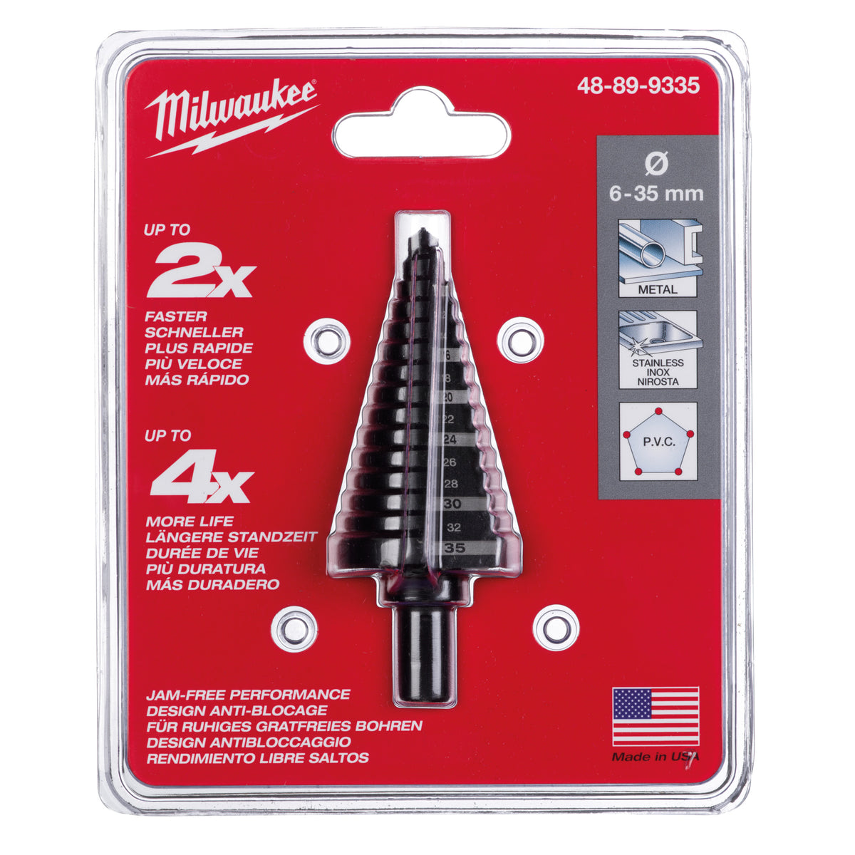 Step Drill Bit 6-35mm — Switched on electrical supplies